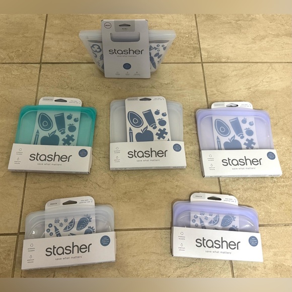 Stasher Bags | Kitchen | Stasher Silicone Reusable 4 Cup Bowl 3 ...